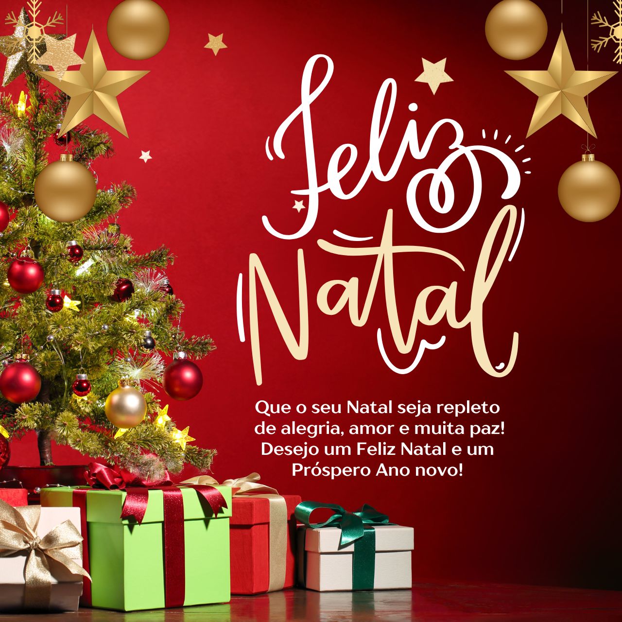 Que o seu Natal seja repleto de alegria! - Frases para Postar